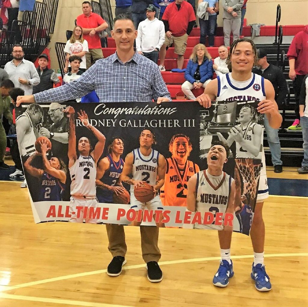 Rodney’s night: Gallagher breaks LH scoring record as Mustangs rout ...